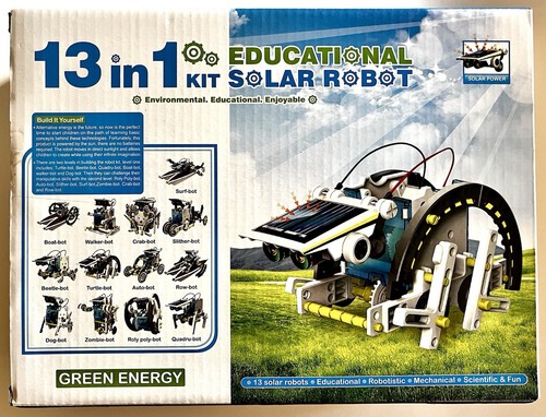 STEM 13-in-1 Solar Power Robot Kit Creation Toy Educational Experiment ...