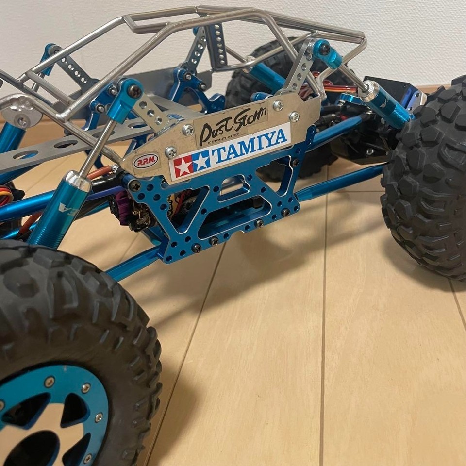 Tamiya CR-01 1/10 RC Rock Crawler 4WS Pipe Frame Chassis with Option No ...