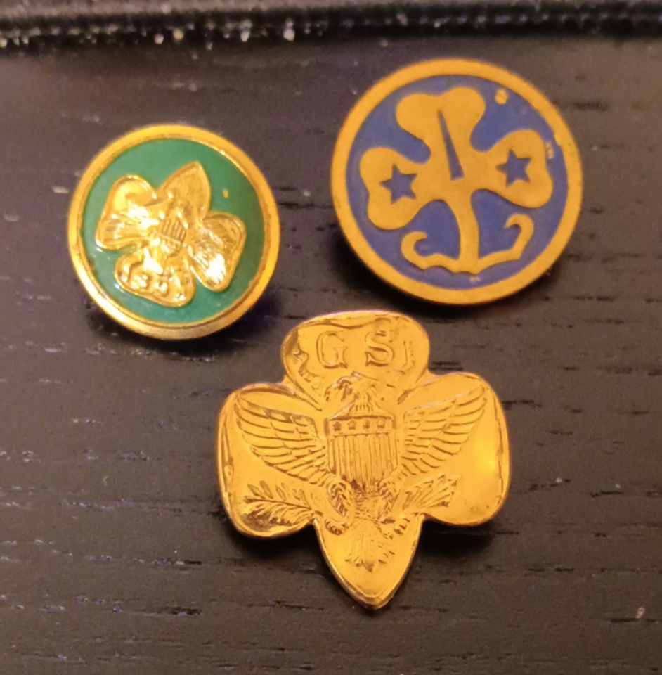 3 girl scout pins | eBay