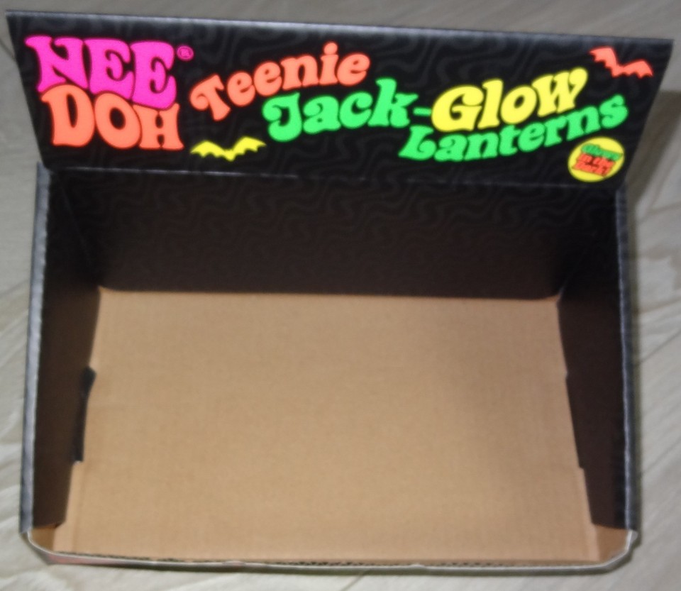 Store Display Box EMPTY Cardboard NeeDoh Teenie Jack-Glow Lanterns Nee ...
