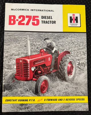 McCormick B-275 Tractor Agricultural Farming Sales Brochure | eBay UK