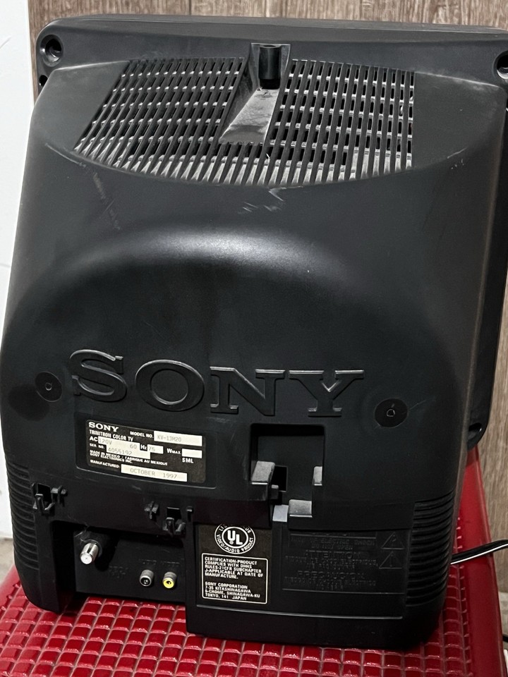 Sony Trinitron 13” KV-13M20 CRT Tube TV With Remote | eBay
