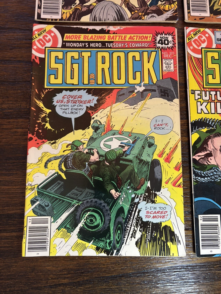 Sgt. Rock DC 6-issue Comic Lot Kubert Art | eBay