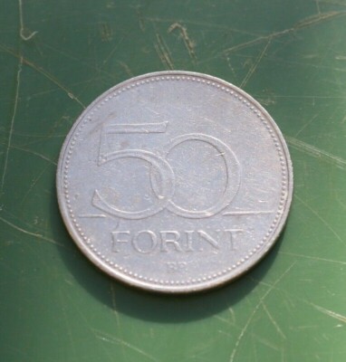 1995 Hungarian 50 FORINT Coin Good Condition Magyar Hungary Koztarsasac ...