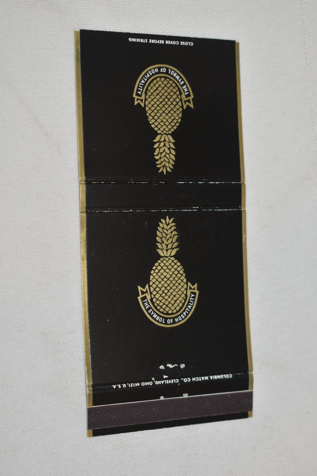 Hospitality House Pineapple Williamsburg Virginia 30 Strike Matchbook ...