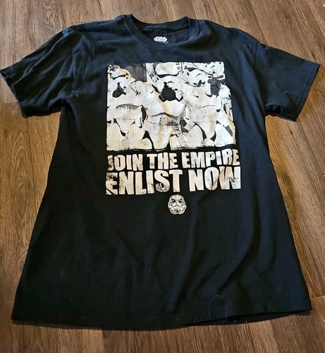 STAR WARS Join the Empire Enlist Now T-Shirt Black Mens Size M | eBay