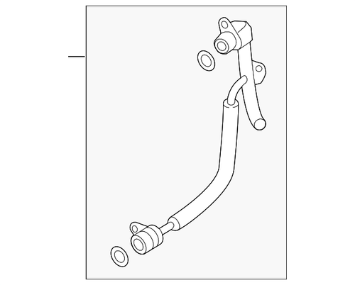 VOLKSWAGEN OEM 21-22 Tiguan Turbocharger Components-Tube 06K121065S for ...