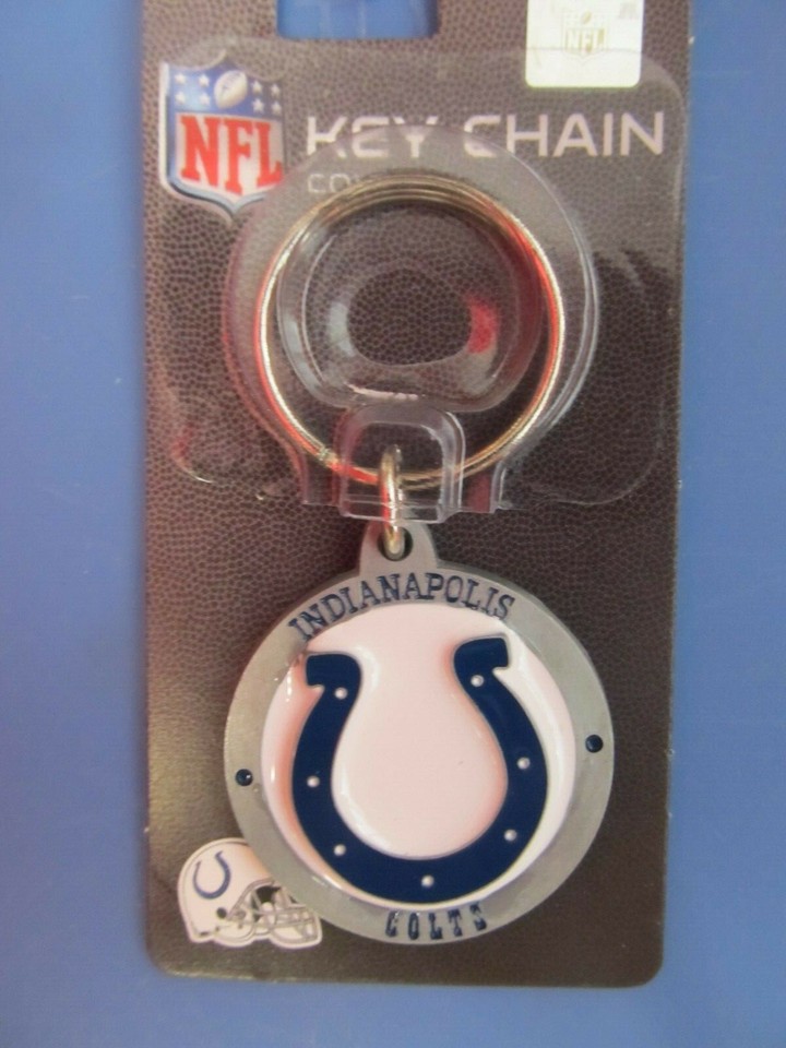 Indianapolis Colts Round Logo Keychain Key Chain NFL #710881 NEW | eBay
