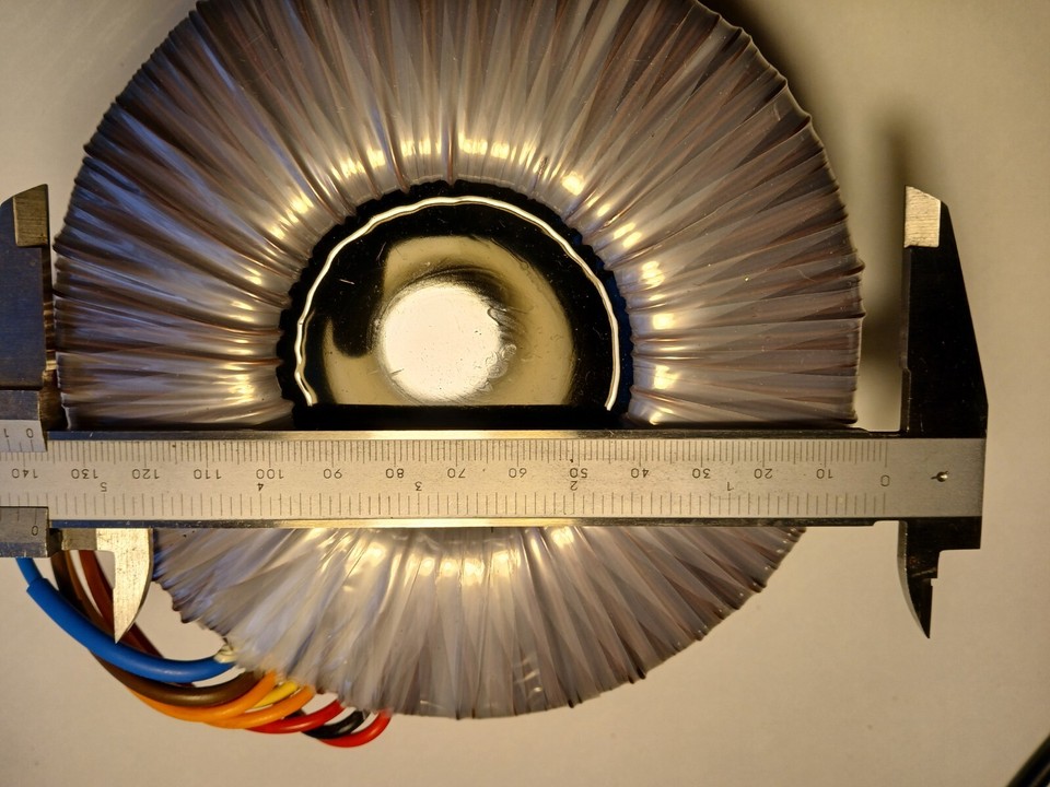 Audio grade Toroidal transformer 600VA Nuvotem Talema Potted 30-0-30 x ...