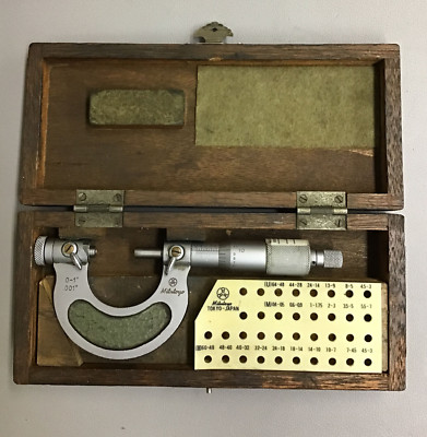 Mitutoyo Model 126-137A 0"- 1" Thread Pitch Micrometer (b158) | eBay
