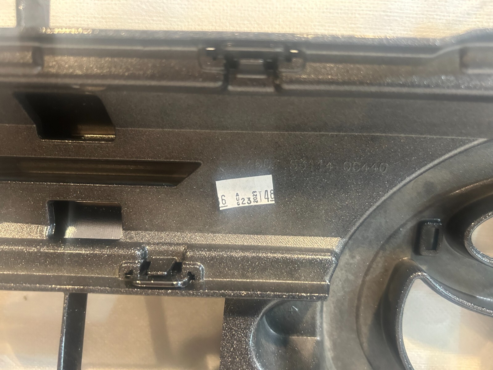 OEM 2022-2023 Toyota Tundra Smoked Chrome with Camera Hole Grille 53101 ...