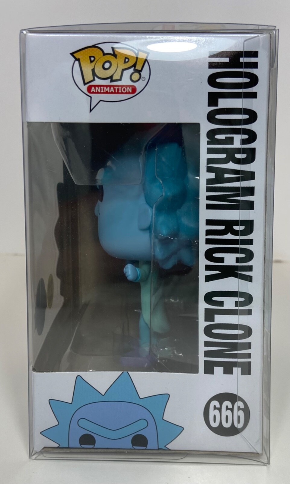 Funko Pop # 666 | Hologram Rick Clone | Special Edition Glow in the ...