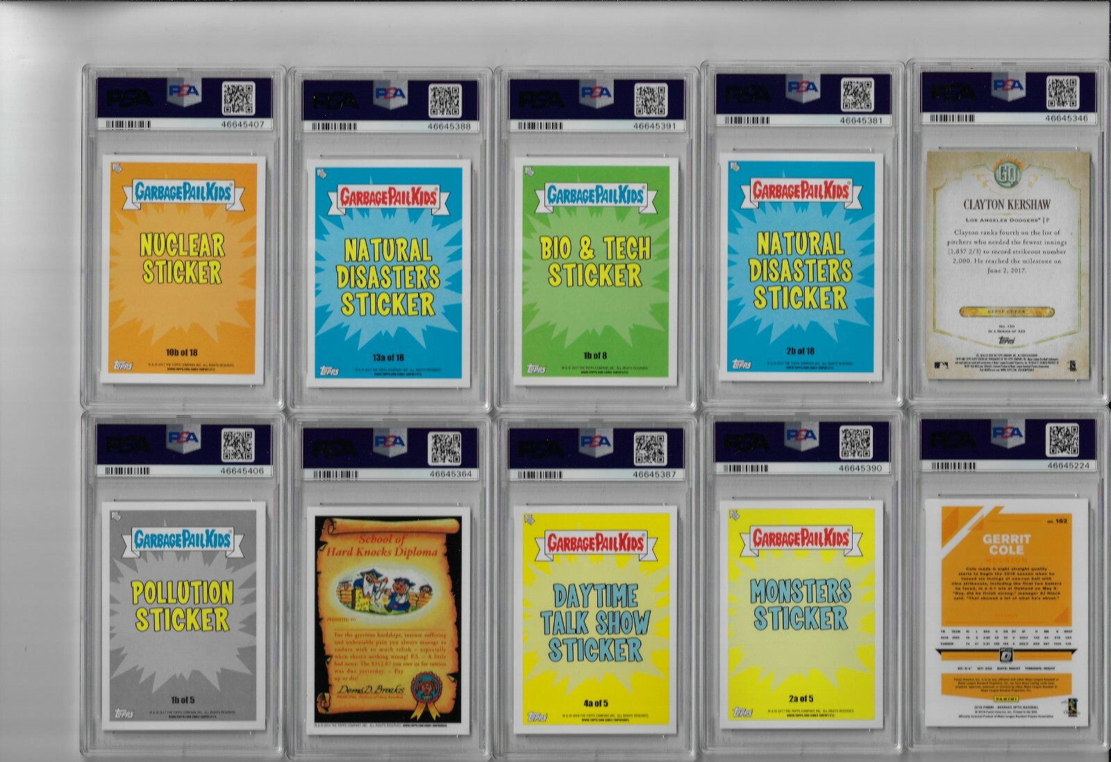 2014 Garbage Pail Kids Rachel Rodent Chrome Series 2 PSA 9 | eBay