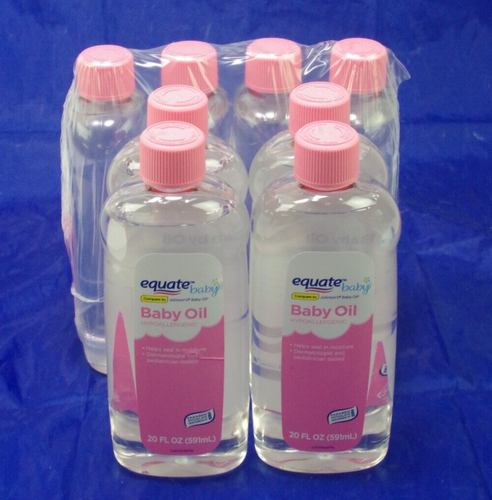 8X Bottles Equate Baby Hypoallergenic Baby Oil, 20 fl oz NEW | eBay