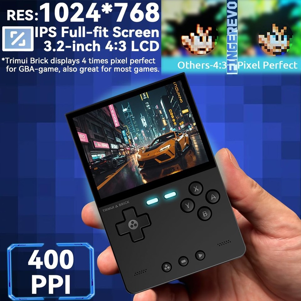 Trimui Brick Handheld Game Console 3.2-inch 1024 * 768 IPS Screen ...