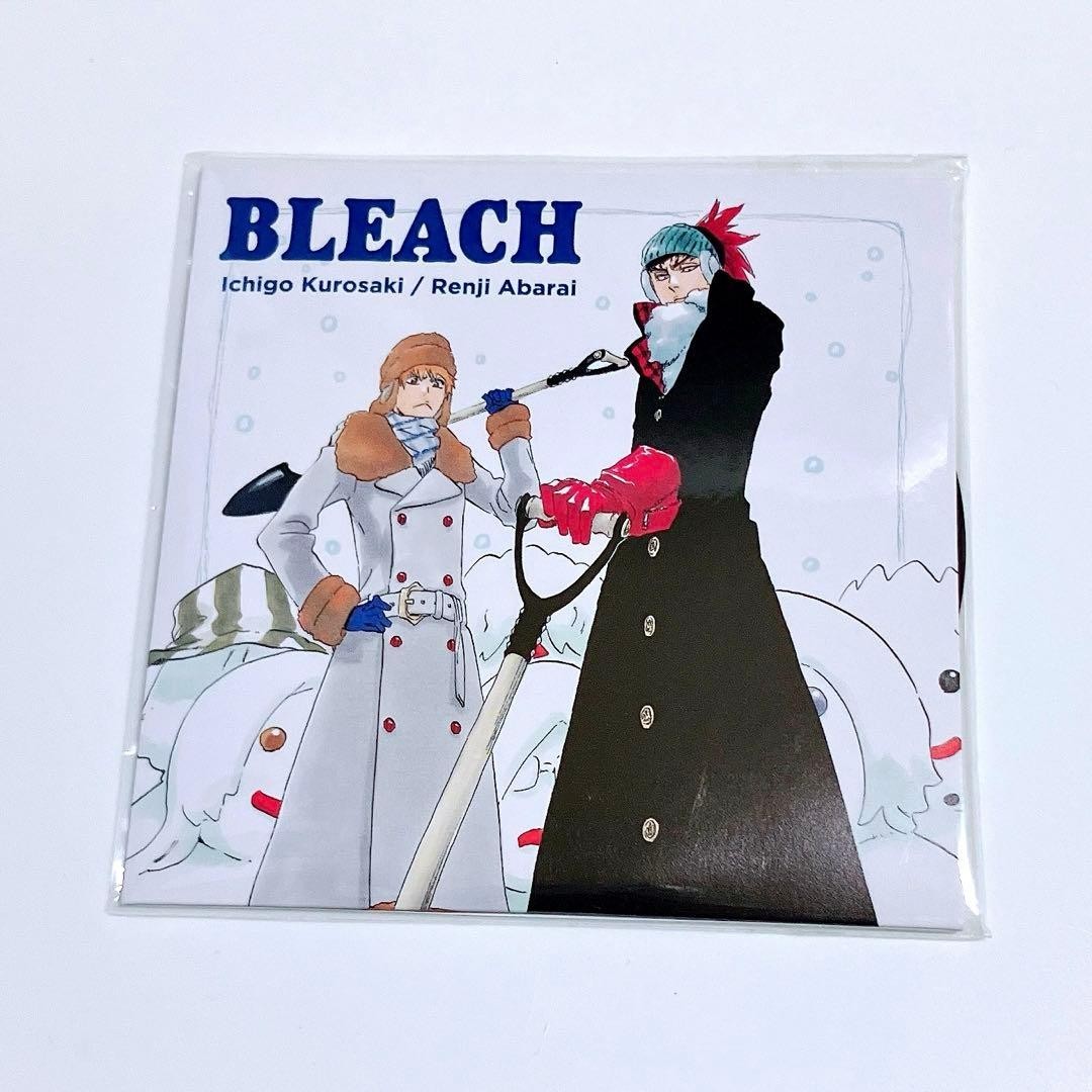 BLEACH Original Art Exhibition Record Coaster Ichigo Kurosaki Renji ...