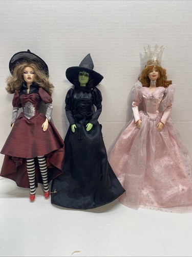 Wizard Of Oz Barbie Doll Set Of 3 Wicked Witch Of The West, Of The East ...