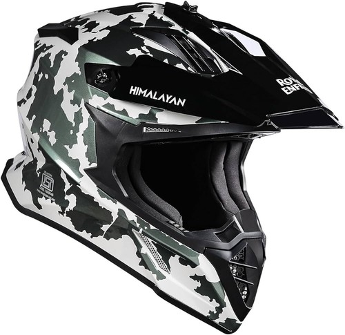 ROYAL ENFIELD Himalayan 450 MX Helmet Optimus Kamet ID ABS GI Camo Size ...