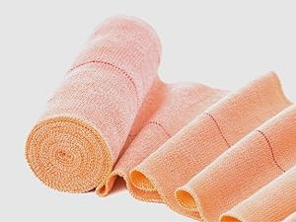 2 pcs new cotton Elastic Compression durable Crepe Bandage Straps 8 cm ...