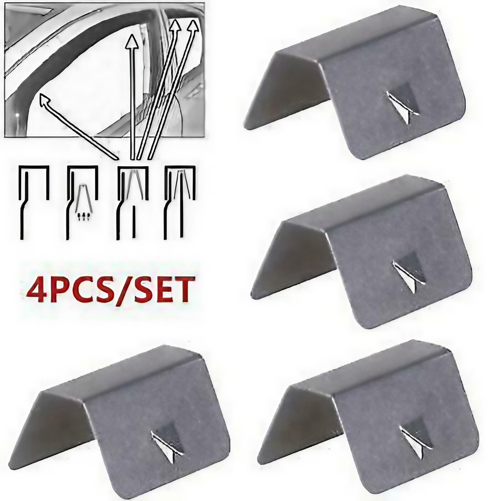 Fits Ford Maverick 2022-2024 In-Channel Rain Guards Window Visor Shade ...