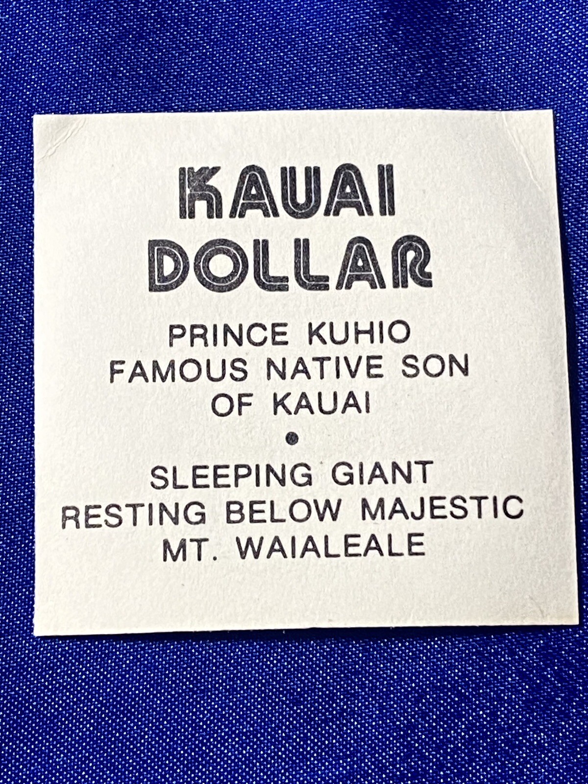 Vintage HAWAII, THE GARDEN ISLE ( KAUAI DOLLAR ) TOKEN,GRADEABLE ...