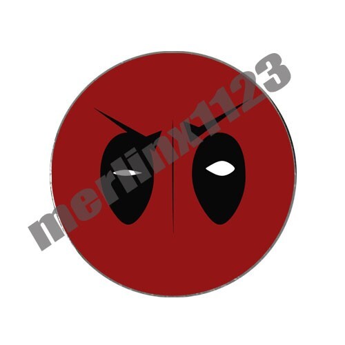 Deadpool Eyes Face Expression Funny Marvel Golf Ball Marker Novelty ...