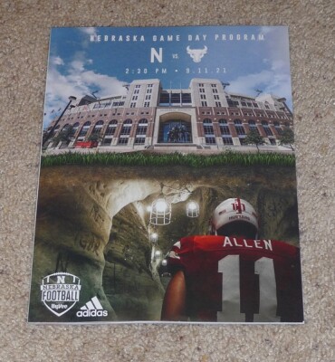 2021 Nebraska Cornhuskers vs. Buffalo Bulls Football Program 9-11-2021 ...
