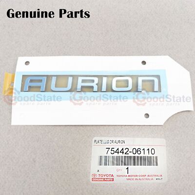 Genuine Toyota Aurion GSV40 Rear Back Boot Trunk Lid Emblem Badge | eBay