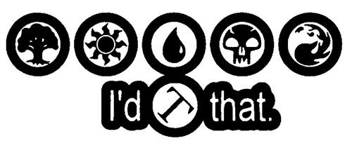Vinyl Decal Sticker Car Truck Window - MTG Magic The Gathering I'd Tap ...