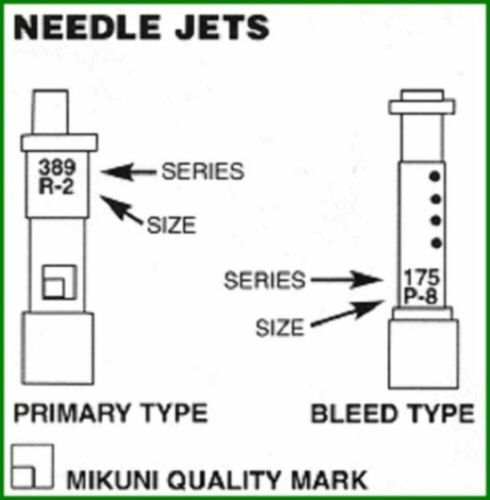 Genuine Mikuni 159 Series Primary Needle Jet VM30-VM36 Spigot ...
