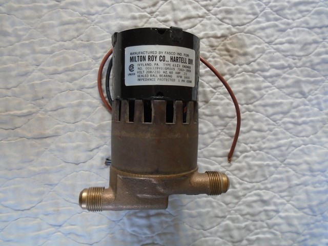 FASCO MILTON ROY 71581020 REPLACEMENT ICE MACHINE CIRCULATION MOTOR ...
