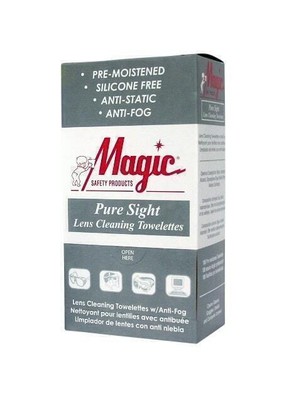 Magic Safety Pure Sight Lens Cleaning Towelettes 100/Box (2 Boxes ...
