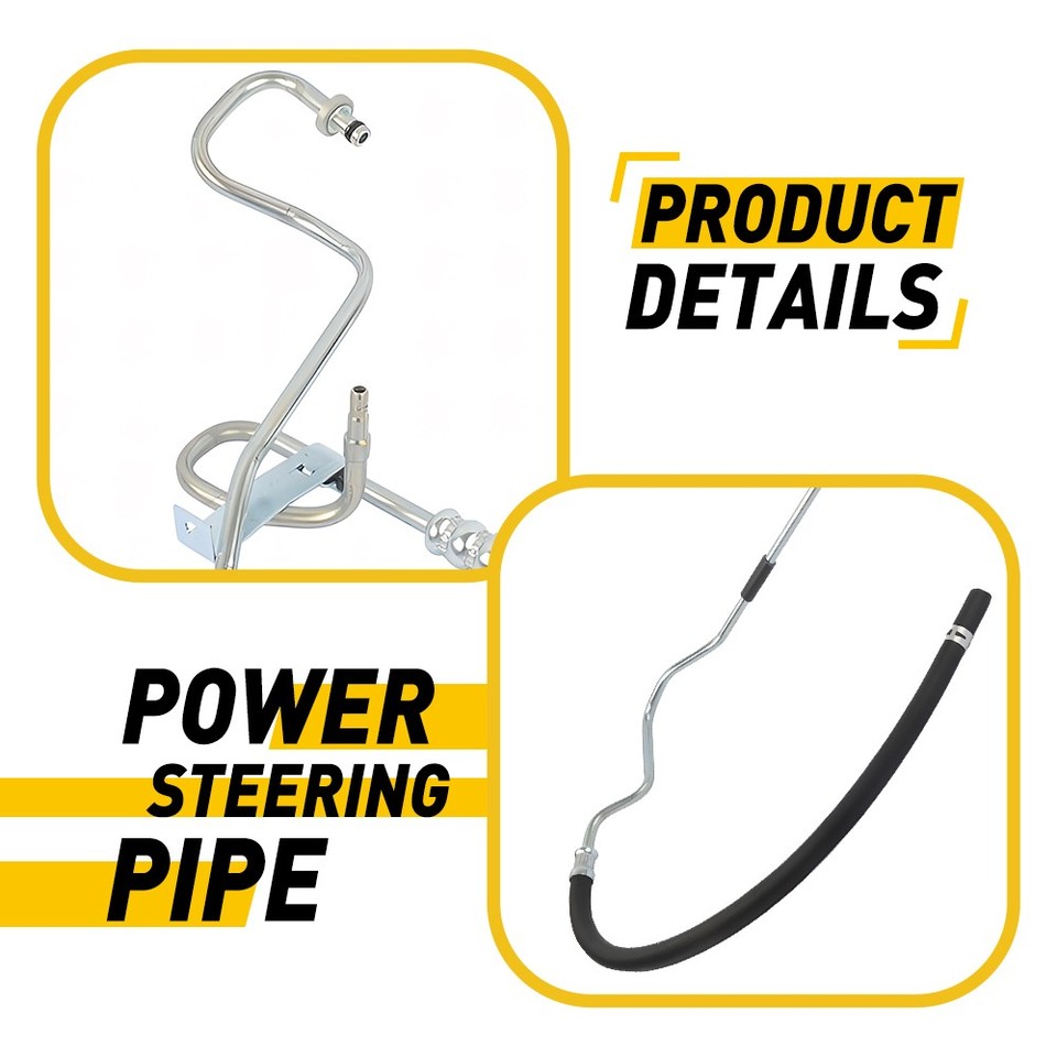 High+Low Pressure Power Steering Return Pipe For Ford Transit Custom ...