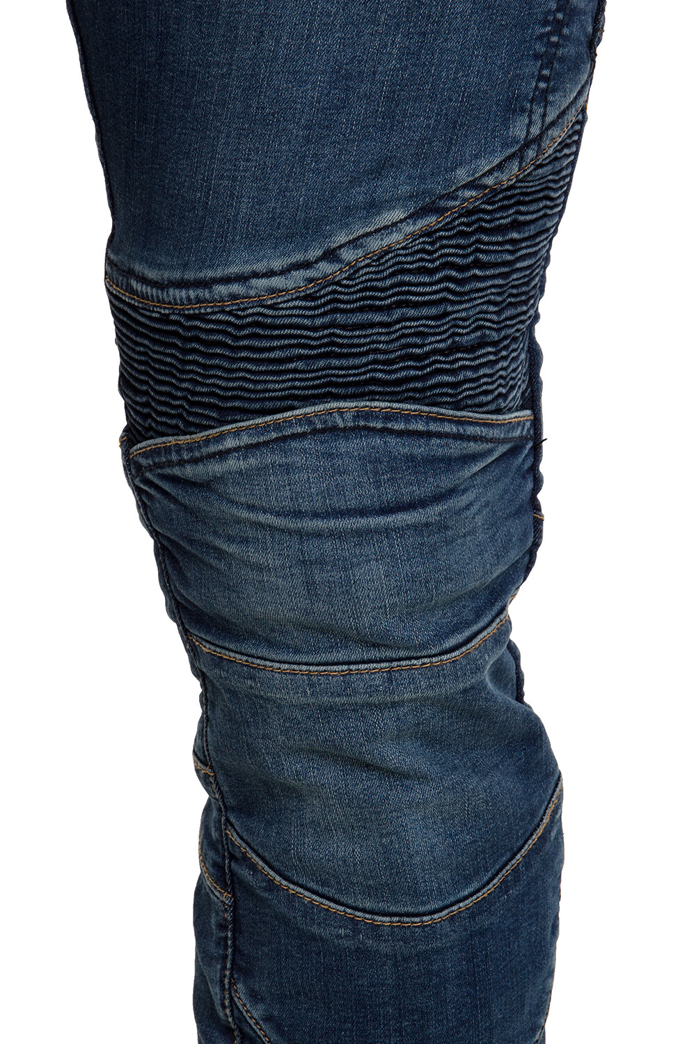 Men Motorbike Riding Jeans Stretch Panel Denim Motorcycle Pants Armored ...
