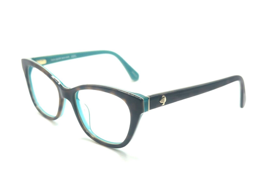 AUTHENTIC KATE SPADE CAROLAN 086 Dark Havana Women Eyeglasses 50mm 17 ...