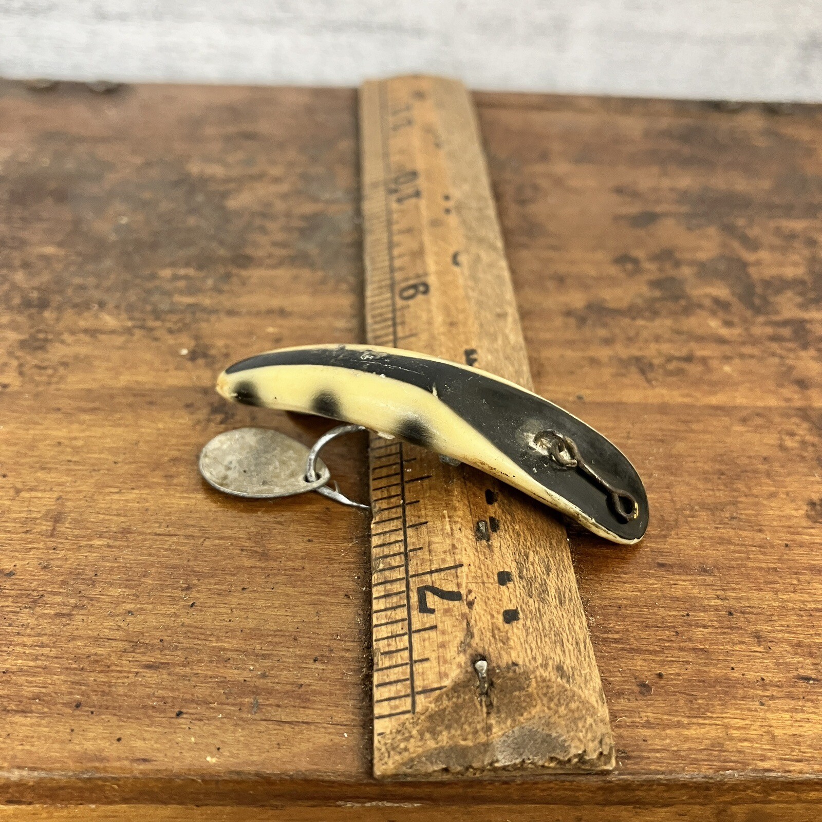 Vintage Helin Flatfish Ike Topwater For Pike Bass Blades One Hook | eBay