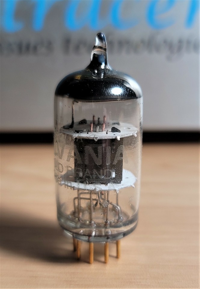 12AT7 SYLVANIA GOLD BRAND GB VINTAGE TUBE GOLD PIN NOS *eTRACER* | eBay