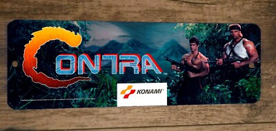 Contra Video Game 4x12 Metal Wall Sign Marquee Banner | eBay