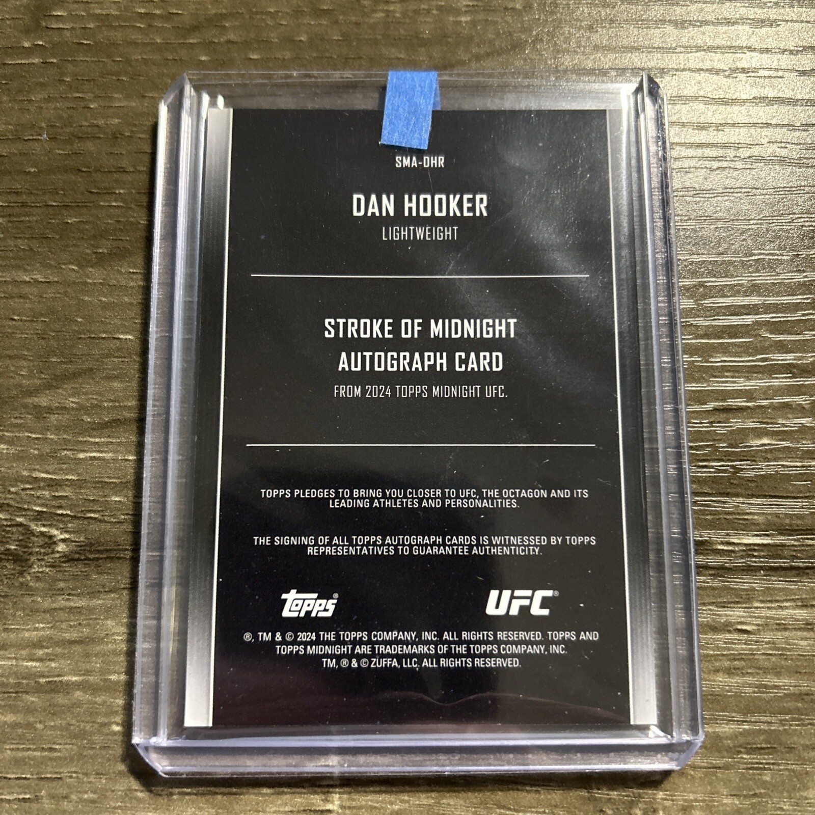 2024 Topps Midnight UFC - Stroke of Midnight Autographs Moonrise #SMA ...