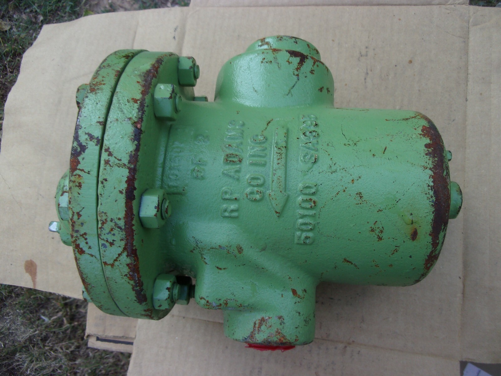 RP Adams 1'' NPT GP Air Gas Pipe Line Stream Filter Poro-Stone Model ...