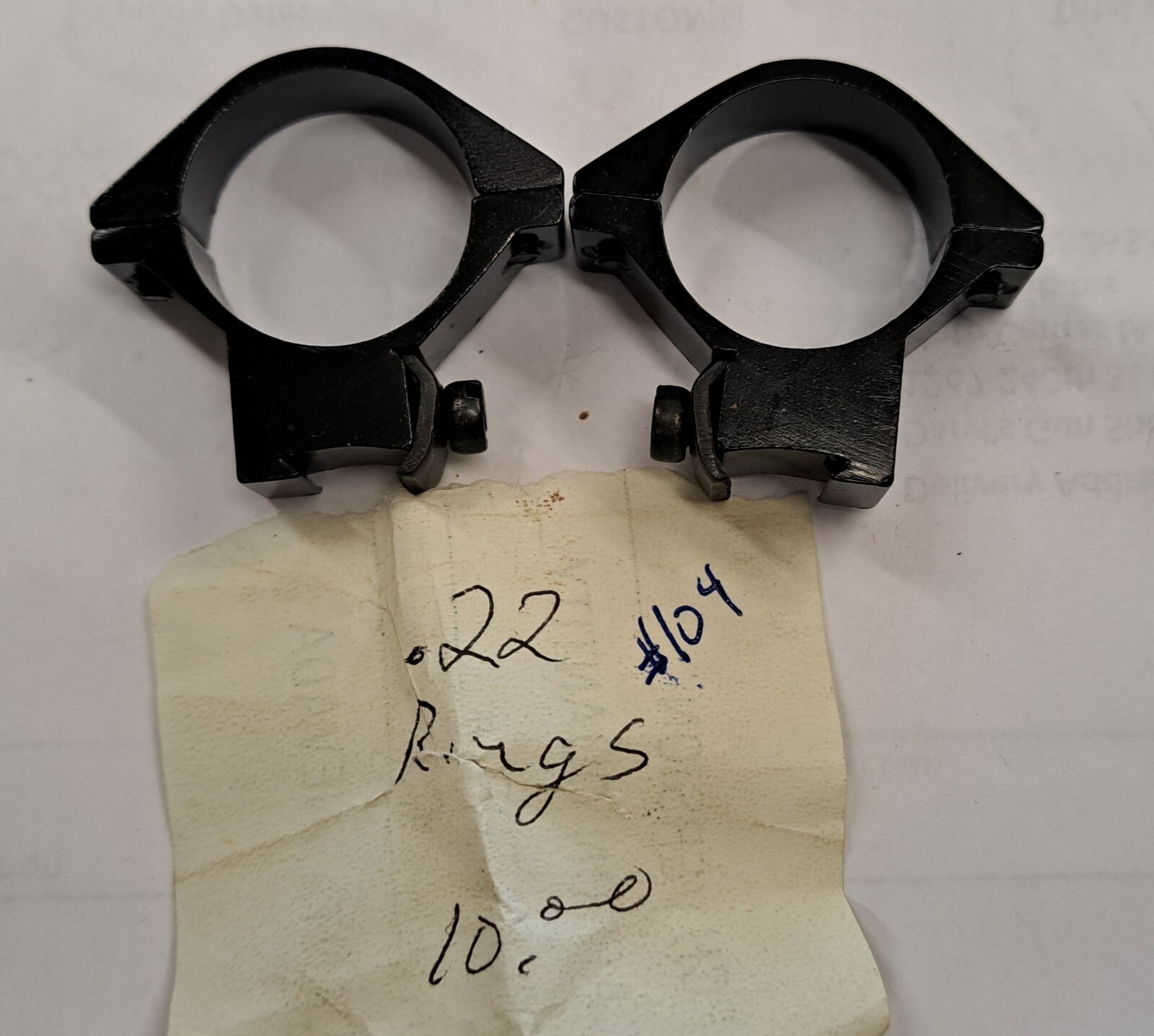 scope rings, 22 grooved, 1" low #104 | eBay