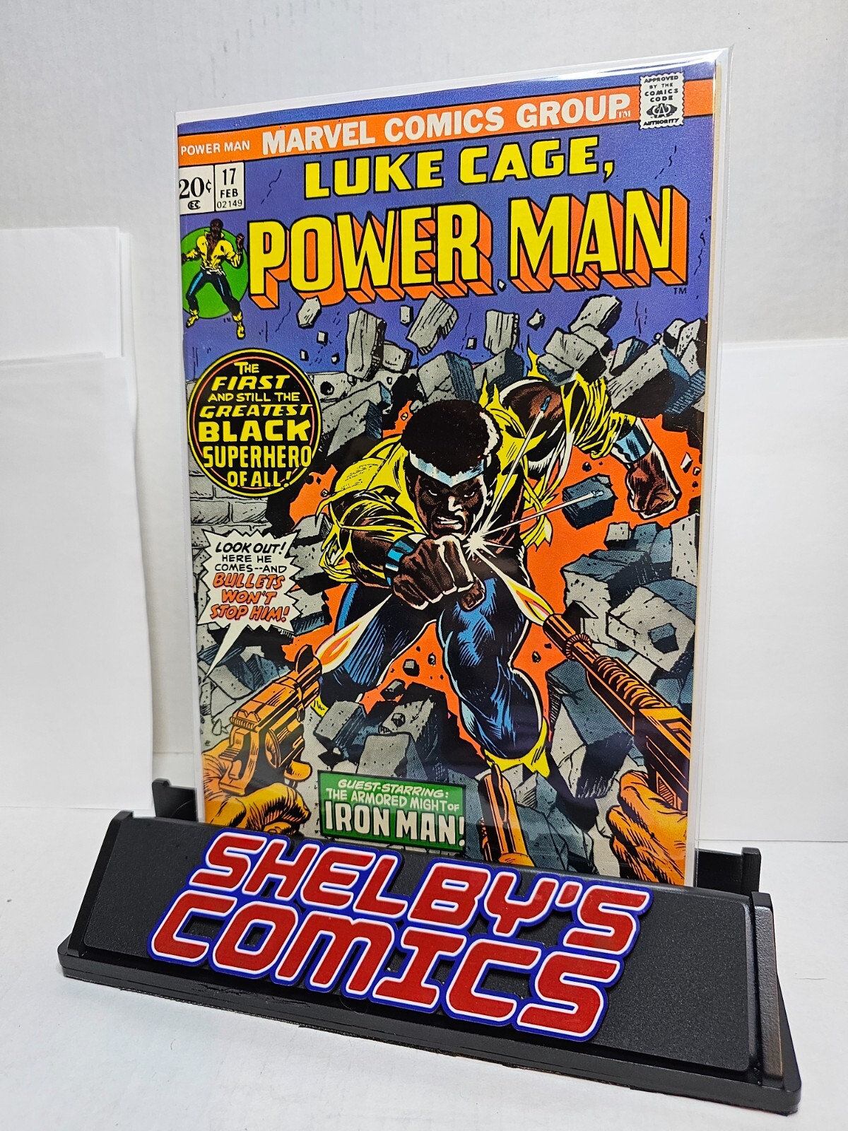 Luke Cage, Power Man #17 | 1st Luke Cage Power Man Issue (Marvel, 1974 ...
