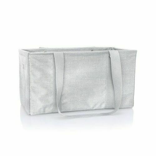 Thirty One MEDIUM UTILITY tote storage Laundry beach Bag 31 Frosted ...