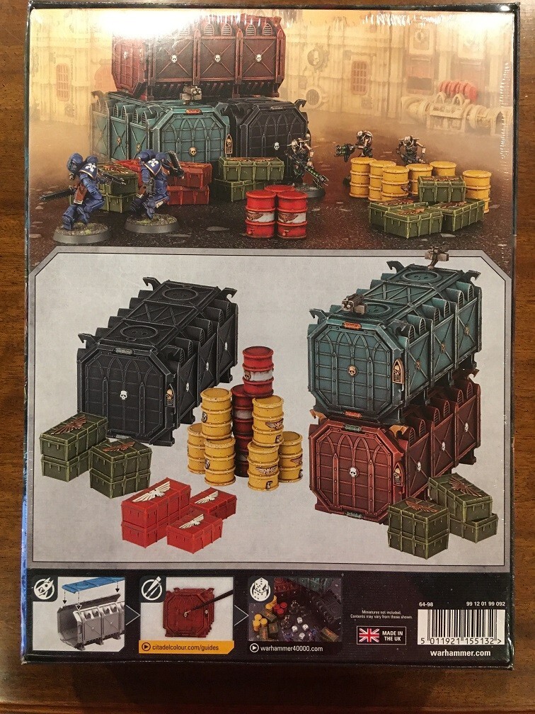 Battlezone: Manufactorum – Munitorum Armoured Containers Warhammer 40K ...