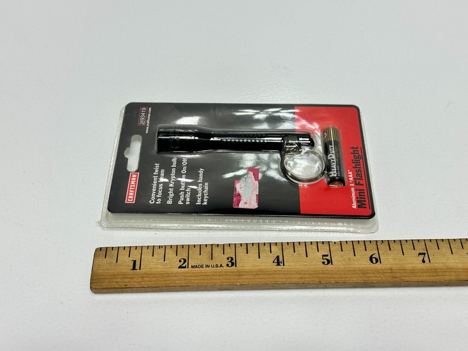 NOS Craftsman Tools 93419 Aluminum Mini Compact Flashlight Maglight | eBay