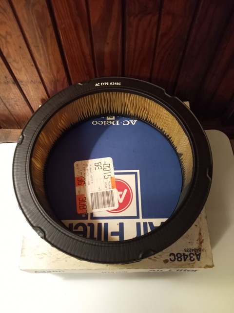 Chevrolet V8 1969-75 NOS Square Mesh a 348c Air Cleaner Filter Chevy ...