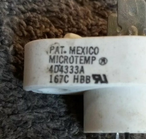 G4AM0600 / 4D4333A Microtemp 167C Trane Fuse Link Roll Out Switch ...