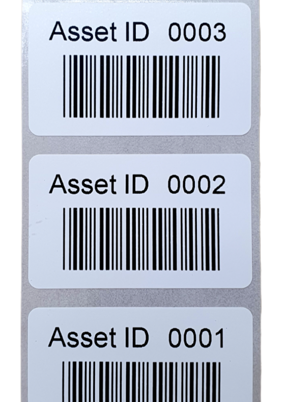 Discount 5000 Personalised Barcode Asset Labels 40 x 24mm Stickers (PAT ...