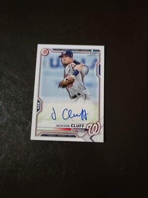 2021 Bowman Baseball Jackson Cluff Autograph SC1275 | eBay