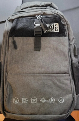 BlizzCon 2023 Official Backpack USB charger Warcraft Diablo Overwatch ...